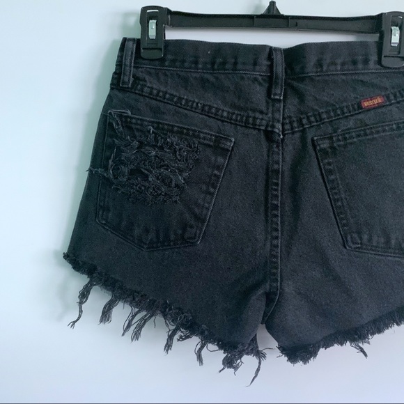 Rustler | Shorts | Vtg Rustler Womans Black Denim Cutoff Shorts | Poshmark